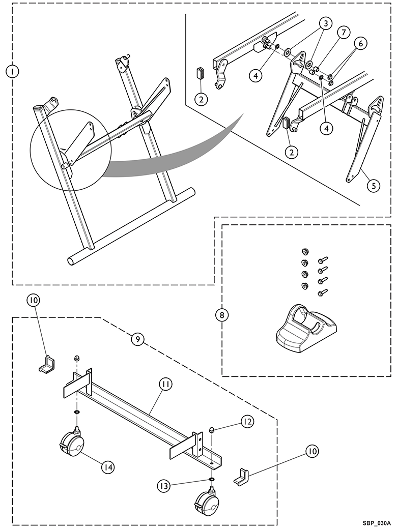 Invacare - Part Notes
