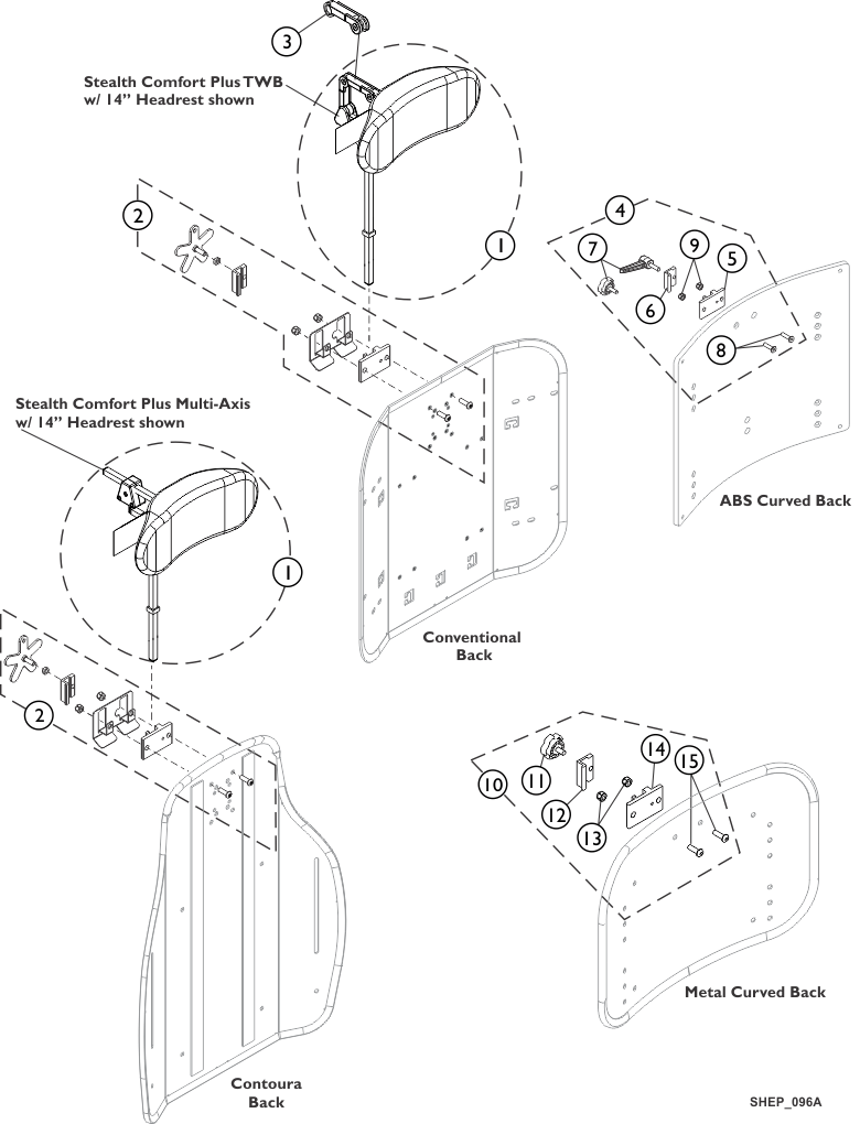 Invacare - Part Notes